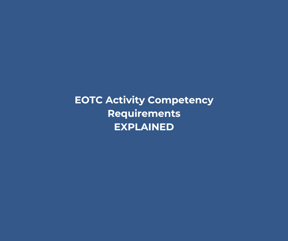 EOTC Safety Management Plan and Toolkit