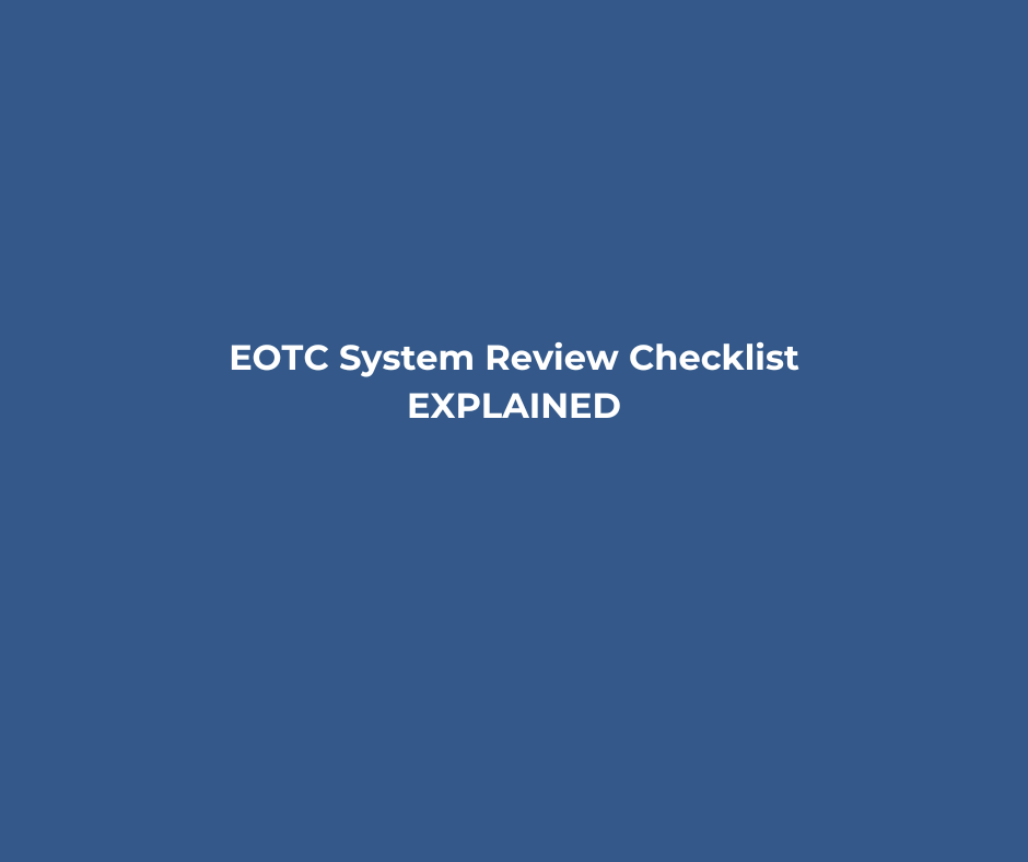 EOTC Safety Management Plan and Toolkit