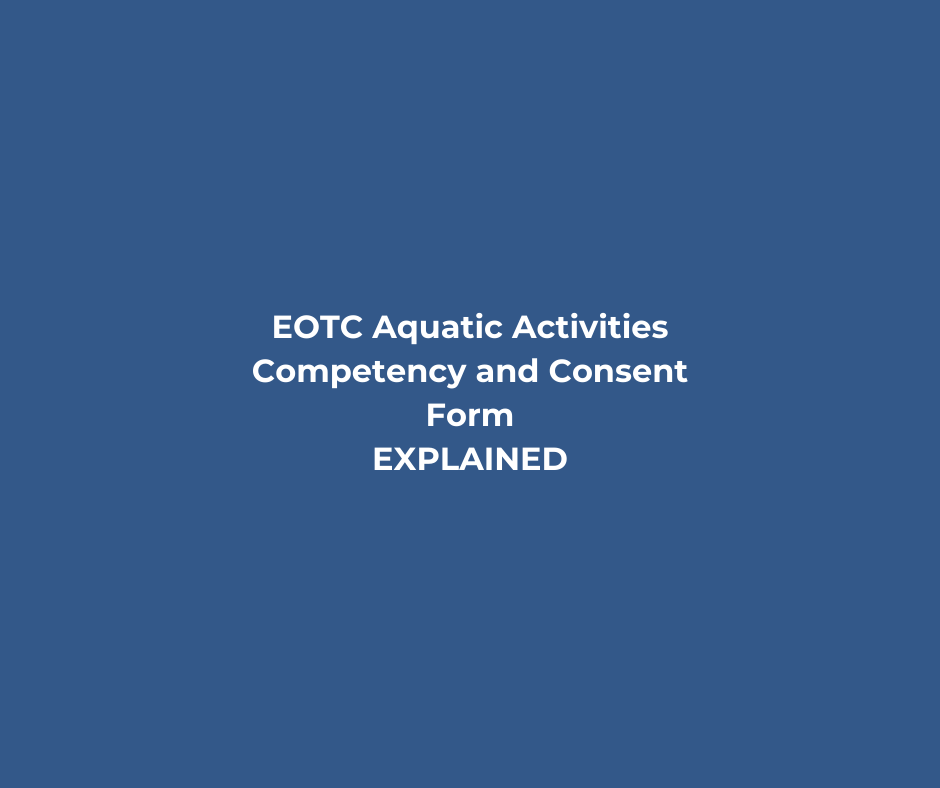 EOTC Safety Management Plan and Toolkit